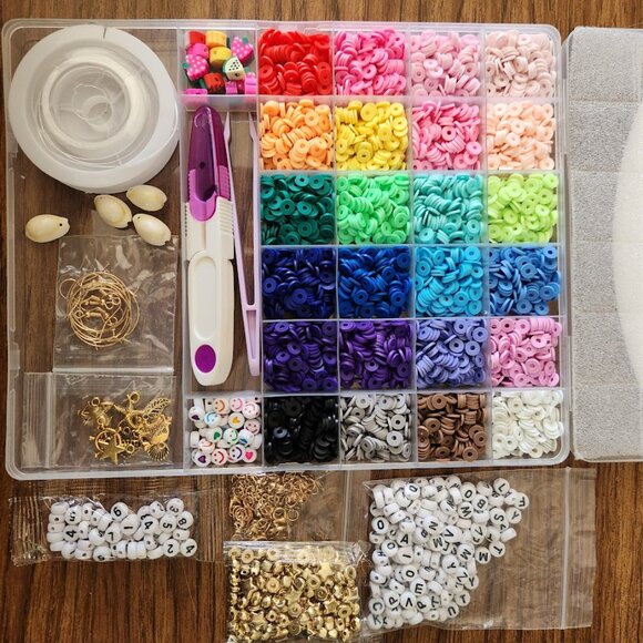 Michaels | Office | New Jewelry Making Kit 600 Polymer Clay Beads ...